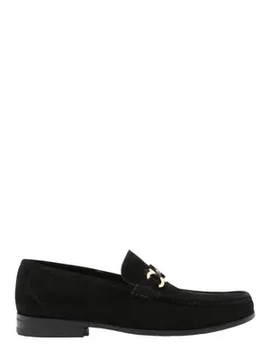 FERRAGAMO Gancini Loafers - Black