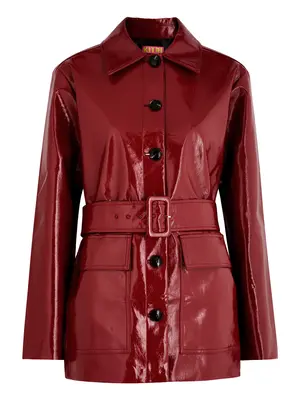KITRI Beatrix Vinyl Jacket - Red