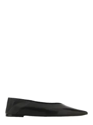 Saint Laurent Carolyn Nappa Ballerinas - Black
