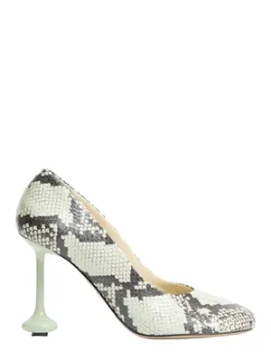 Loewe Sneakskin Toy Pumps - Green