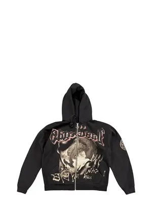 TRAVIS SCOTT Utopia My Eyes Zip Hoodie - Black