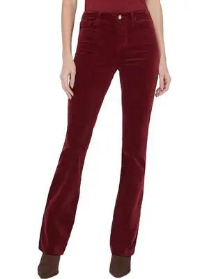 L'AGENCE L'AGENCE Stevie High-Waist Velvet Pants