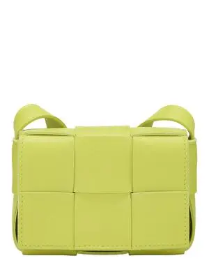 Bottega Veneta Maxi Intrecciato Candy Cassette Crossbody - Green