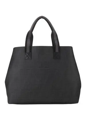Fendi Zucca Coated Canvas Tote - Black