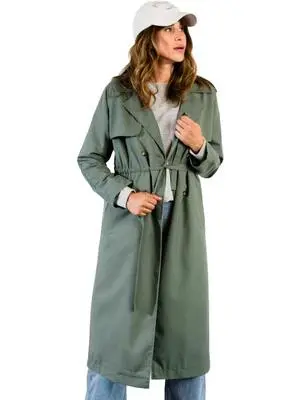 ABLE Kimberly Trench Coat - Green