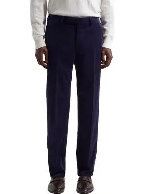 Zegna Cashco Corduroy Trousers - Navy