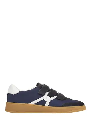 Veronica Beard Reagan Low-top Sneakers - Deep Blue/coconut