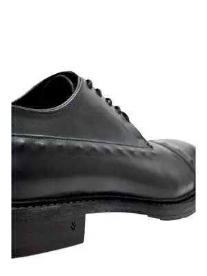 John Varvatos Fleetwood Ghost Stud Leather Oxfords - Black