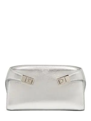 FERRAGAMO Mini Hug Crossbody Bag - Argento
