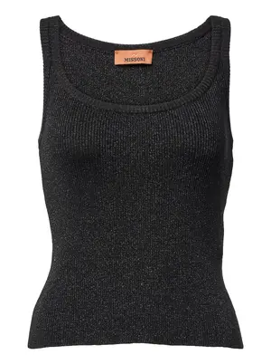 Missoni Lamé Tank Top - Black