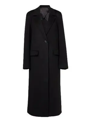 TOTEME Classic Doublé Wool Coat - Black