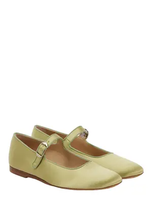 Le Monde Beryl Classic Mary Jane Flats - Green