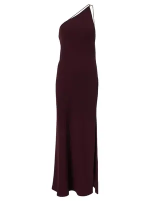 Vince One-shoulder Maxi Dress - Burgundy