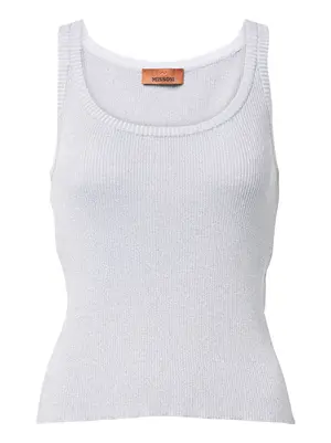 Missoni Lamé Tank Top - Silver