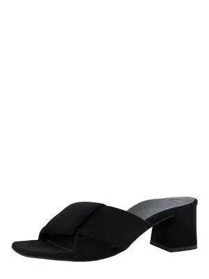 Paul Green Yasmin Slide Sandals - Black Suede