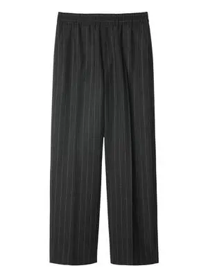 Burberry Wool Tailored Trousers - Grey