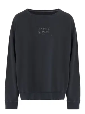 MAISON MARGIELA Numbers Motif Sweater - Black