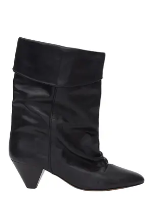 Isabel Marant 55mm Dalby Leather Boots - Black