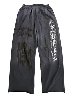 TRAVIS SCOTT Utopia Flame Sweatpants - Black