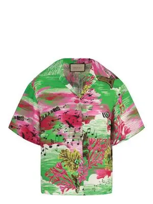 Gucci Printed Bowling Shirt - Multicolor
