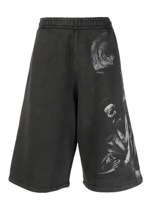 Off-White Matthew Over Sweatshorts - Black