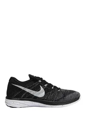 Nike Flyknit Lunar 3 Sneakers - Black/white/midnight Fog