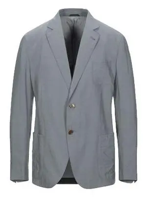 Giorgio Armani Single-Breasted Blazer Grey