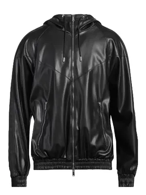 Dsquared2 Coated Hooded Jacket - Black