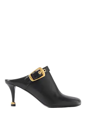 Chloé Andrea Leather Mules - Black