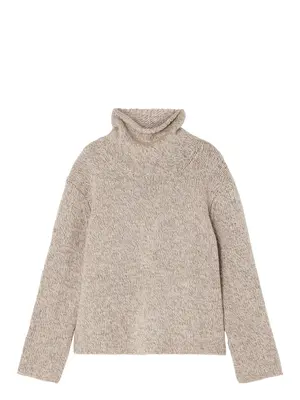 JAMES PERSE Recycled-cashmere Turtleneck Sweater - Neutrals