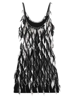 Rabanne Chainmail Mini Dress - Silver