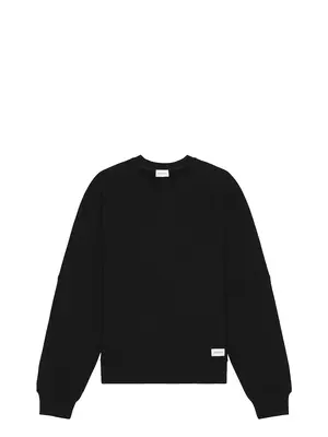 Saint Laurent Oversized Crewneck - Noir