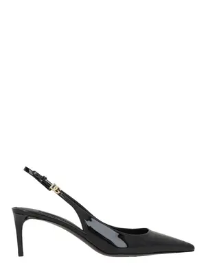 Dolce & Gabbana 60mm Patent Leather Slingback Pumps - Black