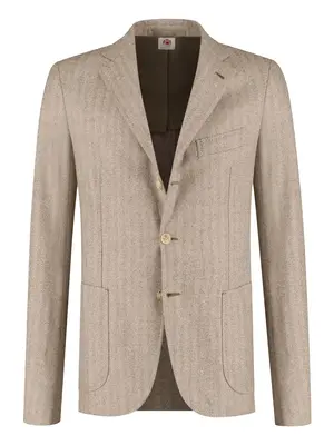 LUIGI BORRELLI Striped Blazer - Neutrals