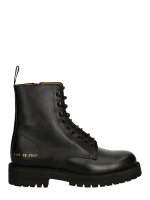 COMMON PROJECTS Leather Boots - Black
