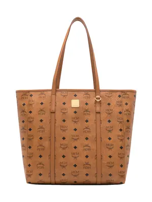 Mcm Toni Tote Bag - Brown