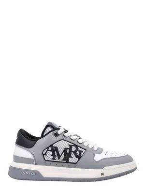 Amiri Two-tone Leather Sneakers - Grey