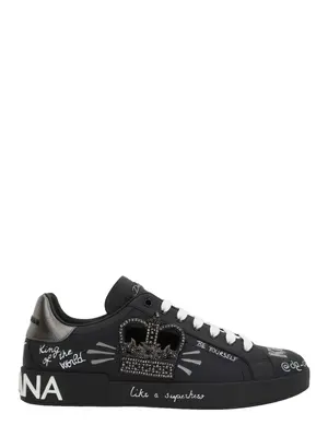 Dolce & Gabbana Portofino Sneakers - Black