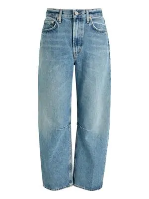 Citizens Of Humanity Miro Cropped Barrel-leg Jeans - Blue