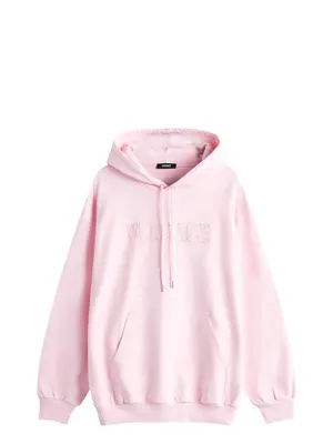 Versace Logo Hoodie - Pastel Pink