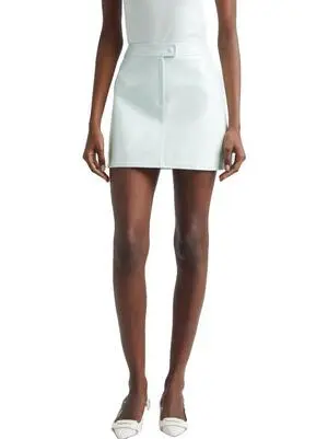 COURREGES Re-edition Vinyl Miniskirt - Light Mint