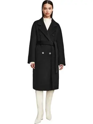 Rudsak Kourt W Wool & Cashmere Coat - Black