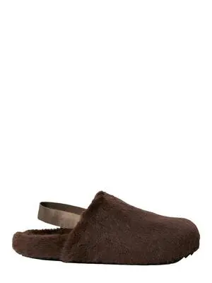WeWoreWhat WeWoreWhat Faux Fur Slipper Chestnut