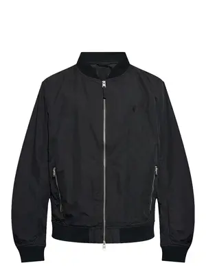 ALLSAINTS Bassett Ramskull Bomber Jacket - Black