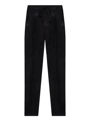 Dolce & Gabbana Drawstring Trousers - Black