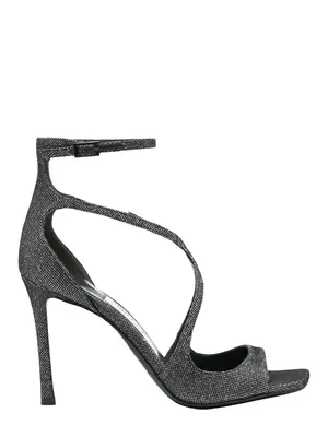 JIMMY CHOO 95mm Azia Sandals - Black