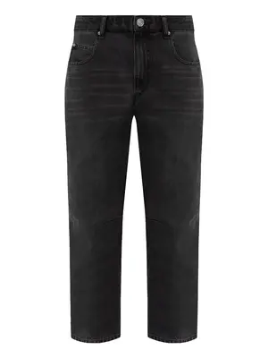 MARANT ETOILE Janet Straight-leg Jeans - Black