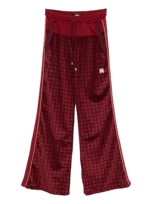 Amiri Ma-monogram Track Pants - Red