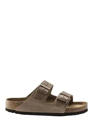 BIRKENSTOCK Arizona Soft Footbed Oiled Leather Sandals Tobacco Brown