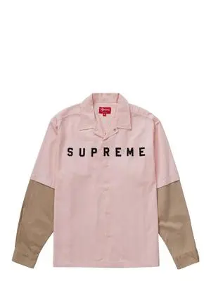Supreme 2tone Work Shirt - Pink
